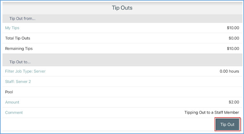 Tip Out Configuration and Usage Guide – HCM Info