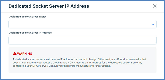 Authorized Tablets Screen – HCM Info
