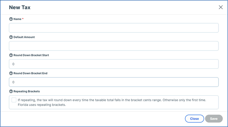 Taxes Screen – HCM Info