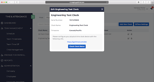 ZKT Time Clock with Time and Attendance Setup Guide – HCM Info
