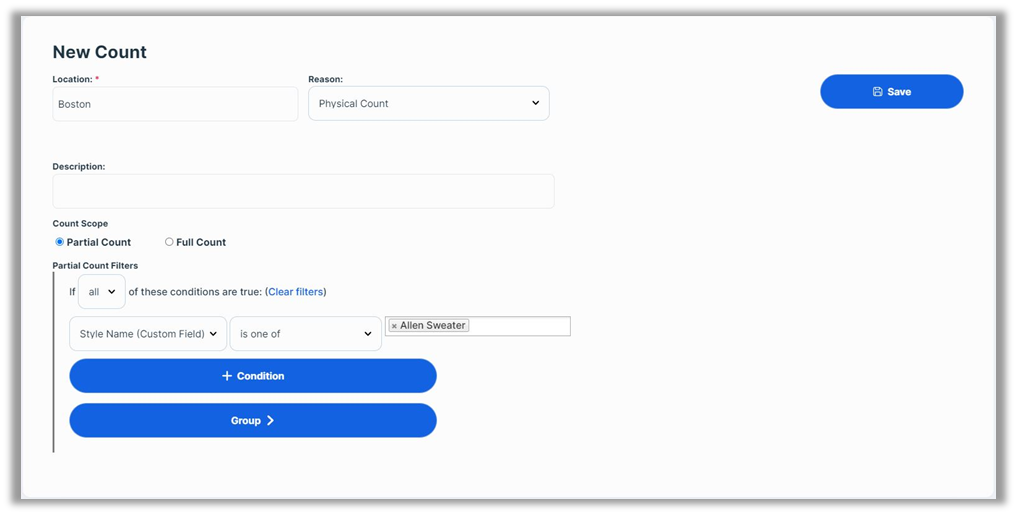 Completing Physical Counts (via scanning items or importing quantities ...